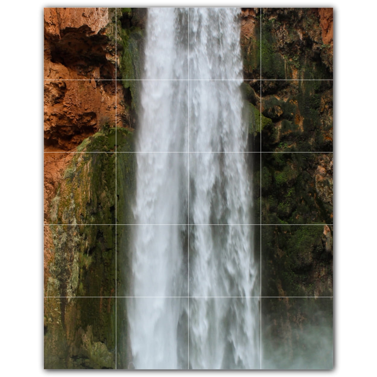 Picture-Tiles.com: Waterfalls Ceramic Tile Wall Mural WAL501104-45L. 32 ...