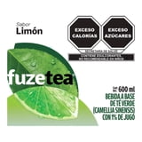 Té verde Fuze Tea sabor limón 600 ml | Walmart en línea