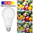 OHLGT A21 LED Light Bulb, 150-200W Equivalent, 2500LM, 23W, Warm White ...