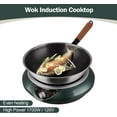Portable Electric Range Induction Wok Cooktop 1700W with 304 Stainless ...