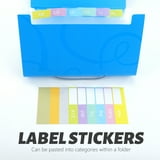 EKIND 7x4.5" Expandable Portable Folder, 13 Pocket Rope Accordion File ...