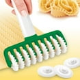 HomeLife Reusable Rolling Dough Cutter Easy Use Plastic Pasta Cookie ...