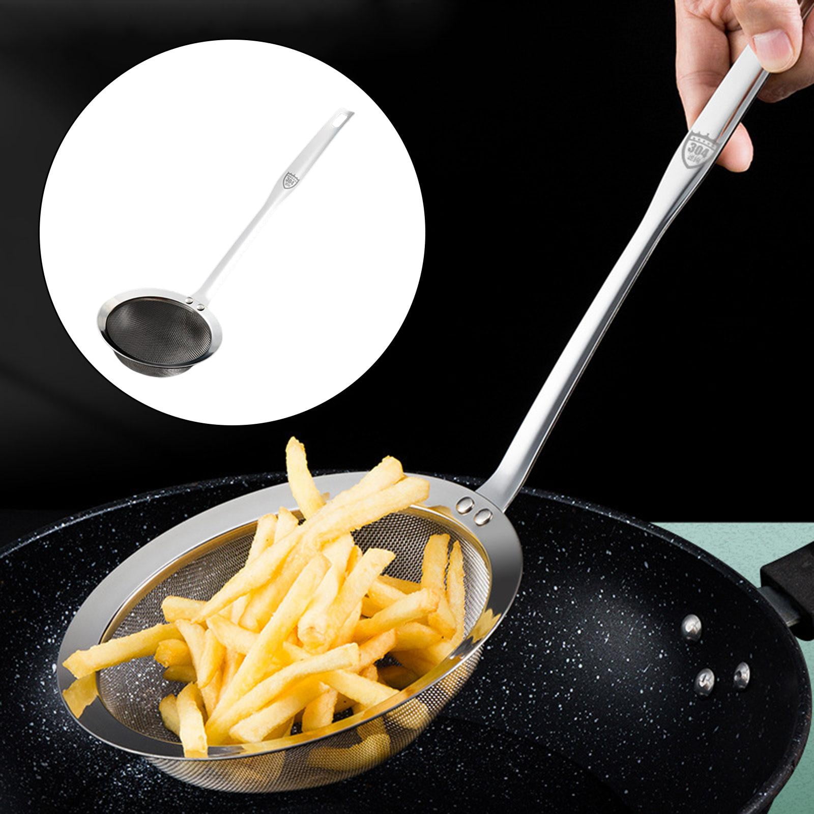 Multifunctional Mesh Strainer with Handle ,Cooking Skimmer, Food ...