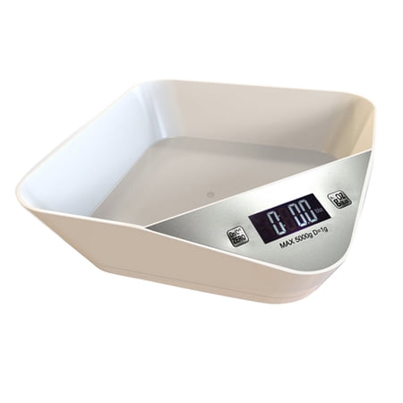 1xSalter Digital Kitchen Scale 5kg Cooking Food Weighing Scale White ...
