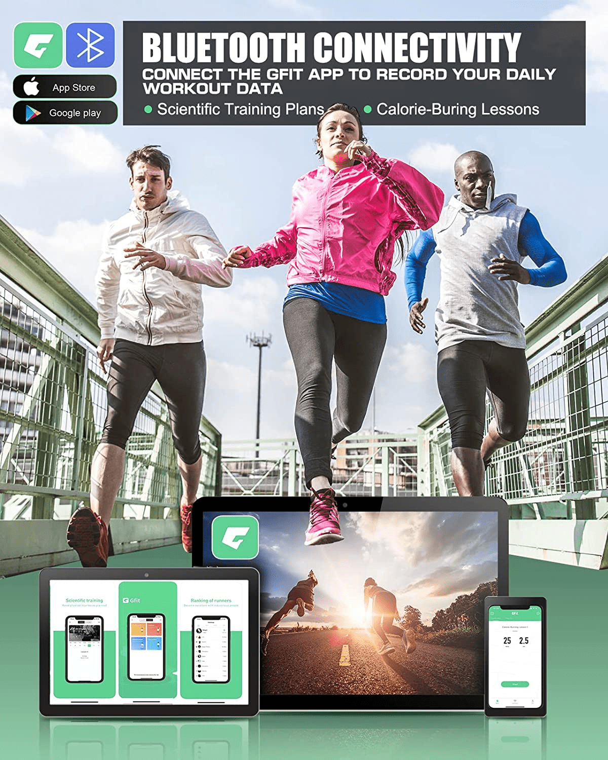 Buy Ancheer 2.25HP Folding Treadmill with 5% Manual Incline, 9MPH ...