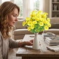 Artificial Morning Glory Silk Flowers - Lifelike Fake Stems for Home ...