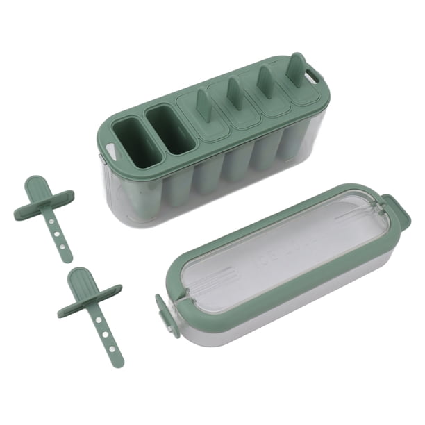 Ice Popsicle Models, 6 Cavities Homemade Ice Bar Models Reusable Design ...