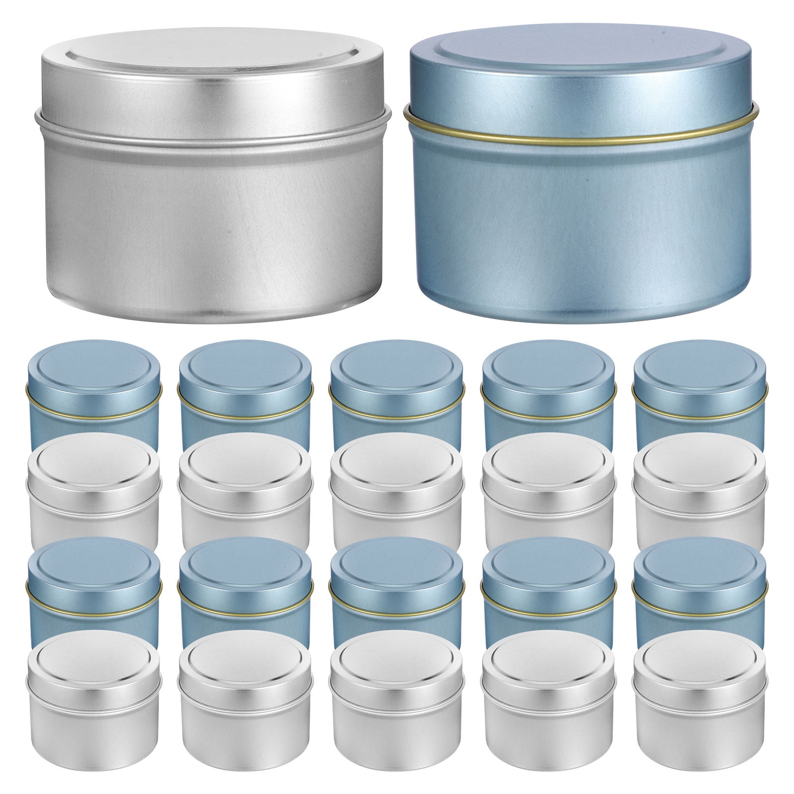 Click here for Alvinma 24pcs Candle Jars Empty Candle Metal Jars... prices