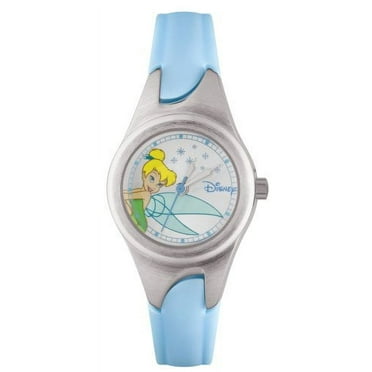 Disney Daisy Duck Watch with Genuine Leather Teal Blue Strap and Silver ...