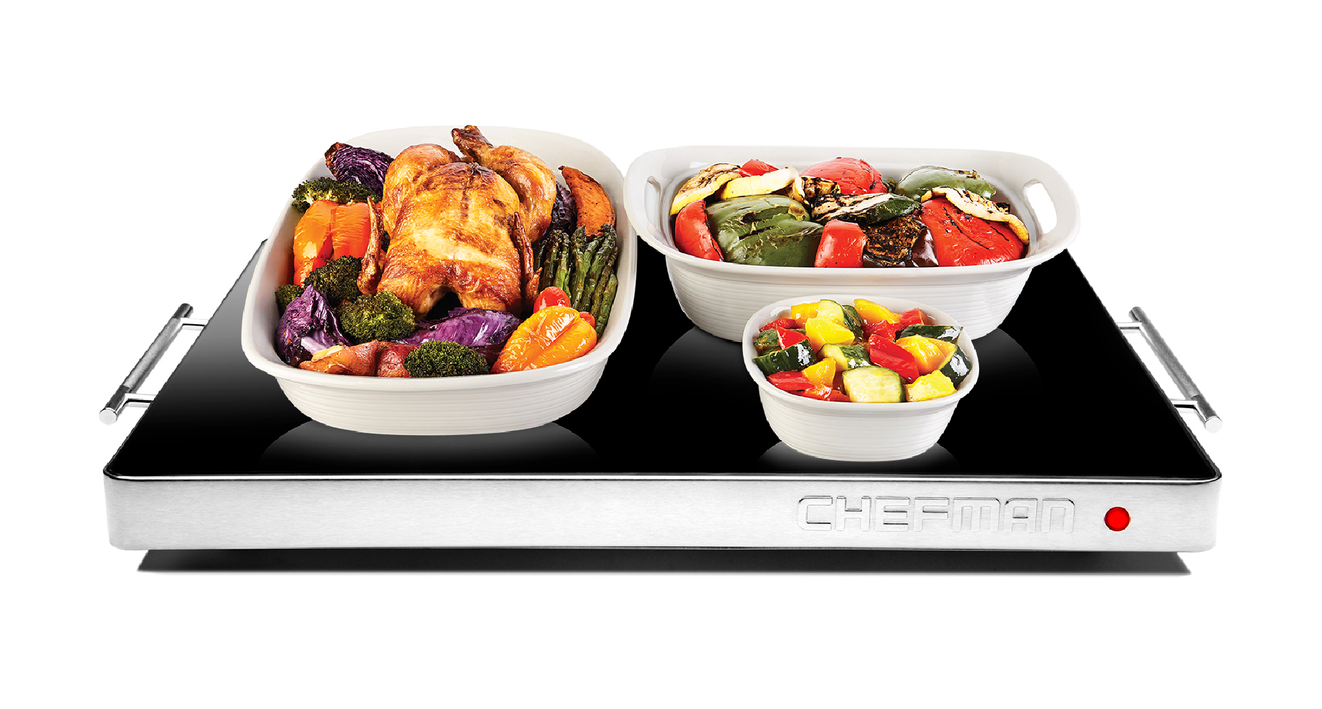 Chefman Electric Warming Tray With Adjustable Temperature Control Chefman Electric Warming Tray With Adjustable Temperature Control