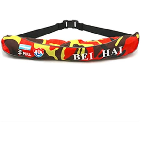 Life Jacket Manual Inflatable Belt with A Whistle and Adjustable Buckle ...