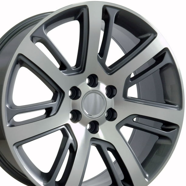 OE Wheels 22 Inch | Fits Chevy Silverado Tahoe GMC Sierra Yukon ...