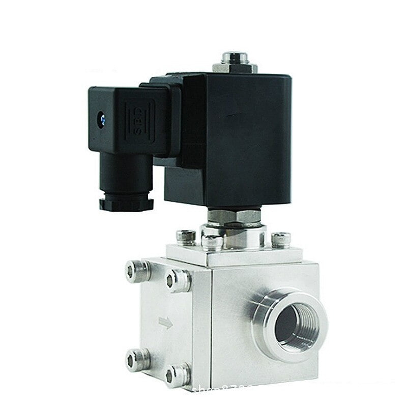 304 Stainless Steel High Pressure Car Wash Solenoid Valve 0~300 Bar NC ...