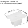 30-PackWaterproof LED Strip Mounting Clips Holder Mounting Bracket Neon ...