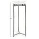 Kate And Laurel Aguilar Glam Drink Table, 8" x 8" x 23", Silver and ...