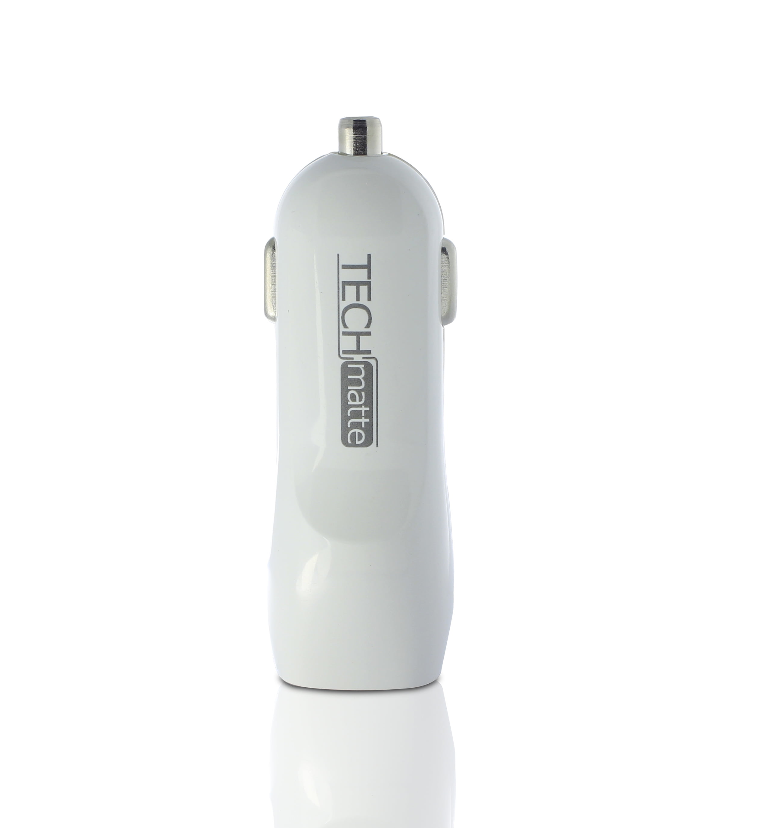 TechMatte Dual-Port High-Speed 2.1A USB Car Charger Auto Adapter (1 ... TechMatte Dual-Port High-Speed 2.1A USB Car Charger Auto Adapter (1 ...