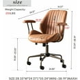 Ovios Ergonomic Office Chair High Back Lumbar Support Suede Fabric
