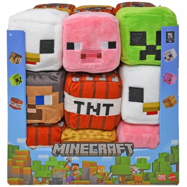 Minecraft 8-inch Soft Plush Fox Doll, Game Character Inspired, Age 3 ...