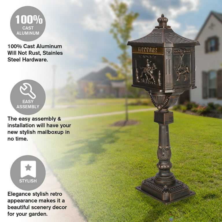 Decorative Locking Mailboxes