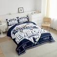Castle Fairy Sport Baseball Twin Comforter Sets,Ball Gamer Bedding Set ...