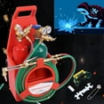 Ynce Brass Nozzle Welding Torch Kit with Gauge Oxygen Acetylene, Long ...
