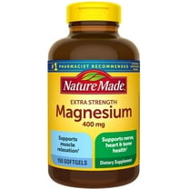 Nature Made Magnesium 400 mg Supplements, 150 Liquid Softgels - Walmart.com