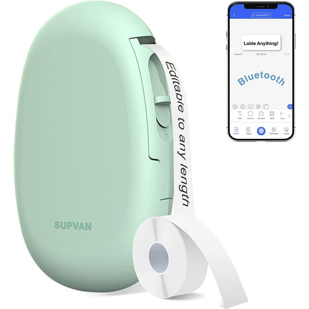 Label Maker E10 Mini Bluetooth Label Printer Wireless Labeler Label ...