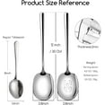 Extra Large Serving Spoons for Buffet, 12 Inch Stainless Steel Serving ...