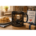 Biker Dad Custom Mug, Motorcycle Accent Mug Personalized Father’s Day ...