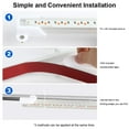 Somnr LED Grow Light Strip, Full Spectrum Auto on&off Every Day Grow ...