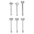 Women's Stainless Steel Crystal Accent Nose Studs, 6 Pack - Premium ...