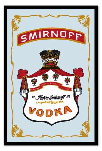 Smirnoff Vodka Label