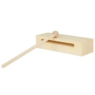 OGITUDE 1 Set Wood Block Instrument with Mallet Wood Rhythm Block ...