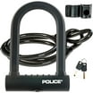 Chain Lock - Steel-O-Chain 4804C/110 black combo - 110cm length / 4mm diameter square - Walmart.com