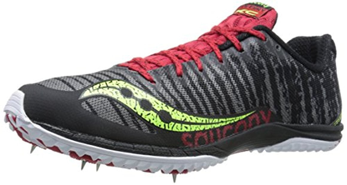 Saucony Men's Kilkenny XC5 Spike, Black/Citron/Red, 12.5 D US - Walmart.com