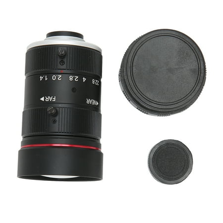 Manual Iris Camera Lens 12MP HD C Mount Lens Manual Focus Fixed Zoom ...