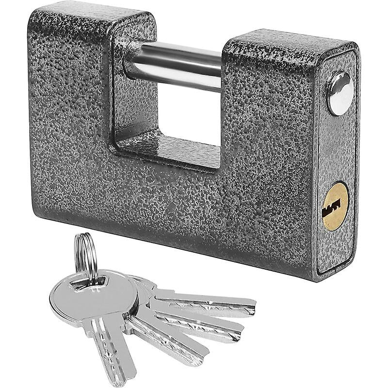 Candado exterior resistente con 4 llaves - Candado de una pieza de ...