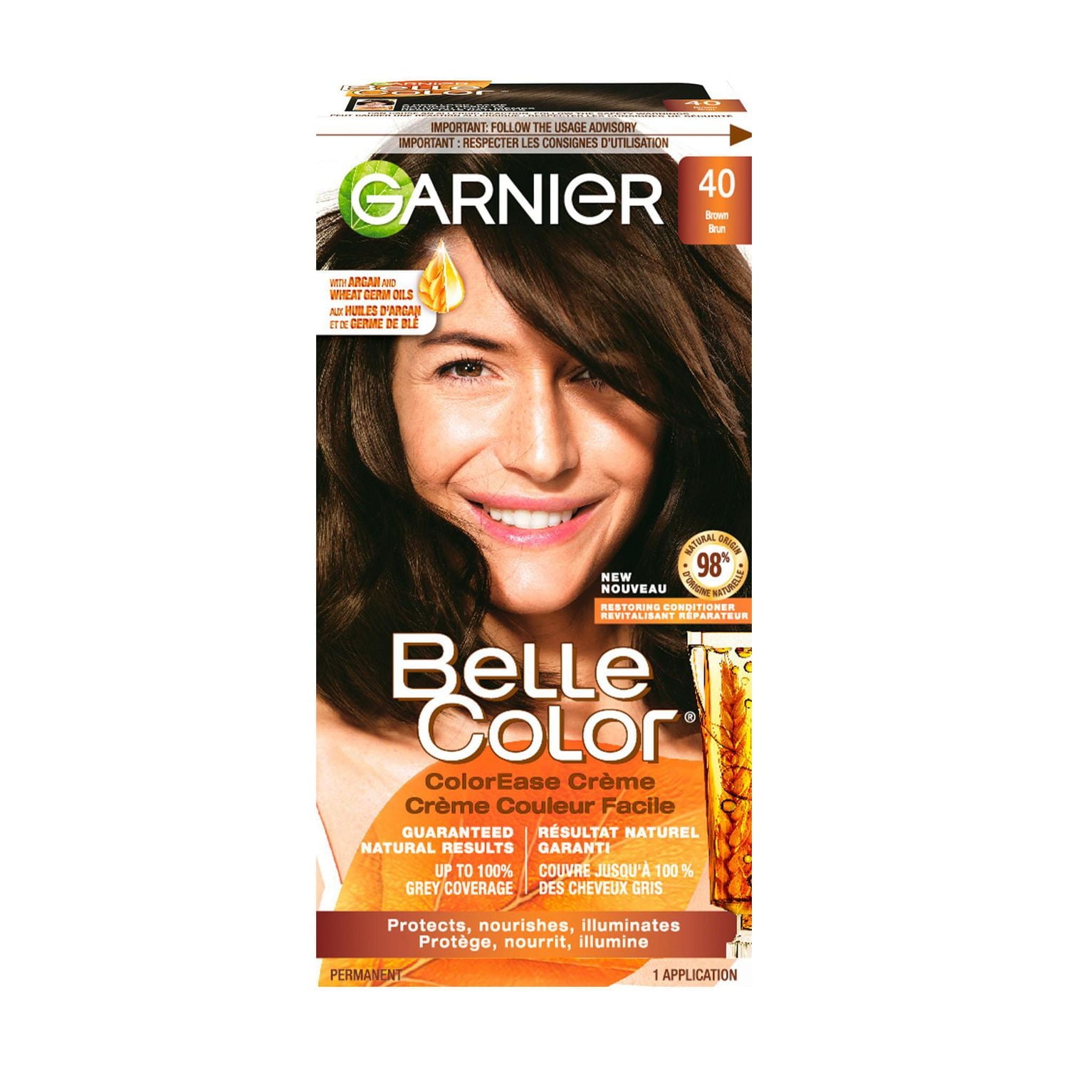 Click here for Garnier Belle Color Permanent Hair Dye  40 Brown... prices