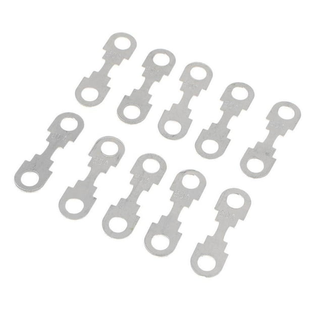 10 Pieces Car Flat Metal Strip Blade Fuse Fuse Strip for VW Audi SEAT ...
