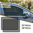 2pcs Car Windshield Sun Shade - Mesh Static Cling Window Stickers for ...