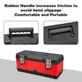 Steel Tool Box 15.5-Inch Small Portable Organizer with Durable Steel ...