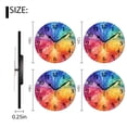 12 Inch Wall Clock Battery Operated Round Clock for Office, Kitchen ...