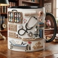 Medical Doctor Accent Mug, Custom Name Nursing Coffee Cups, Medical ...