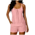 Chiccall Tankini Swimsuits for Women Two Piece Graphic UPF 50+ Sun ...