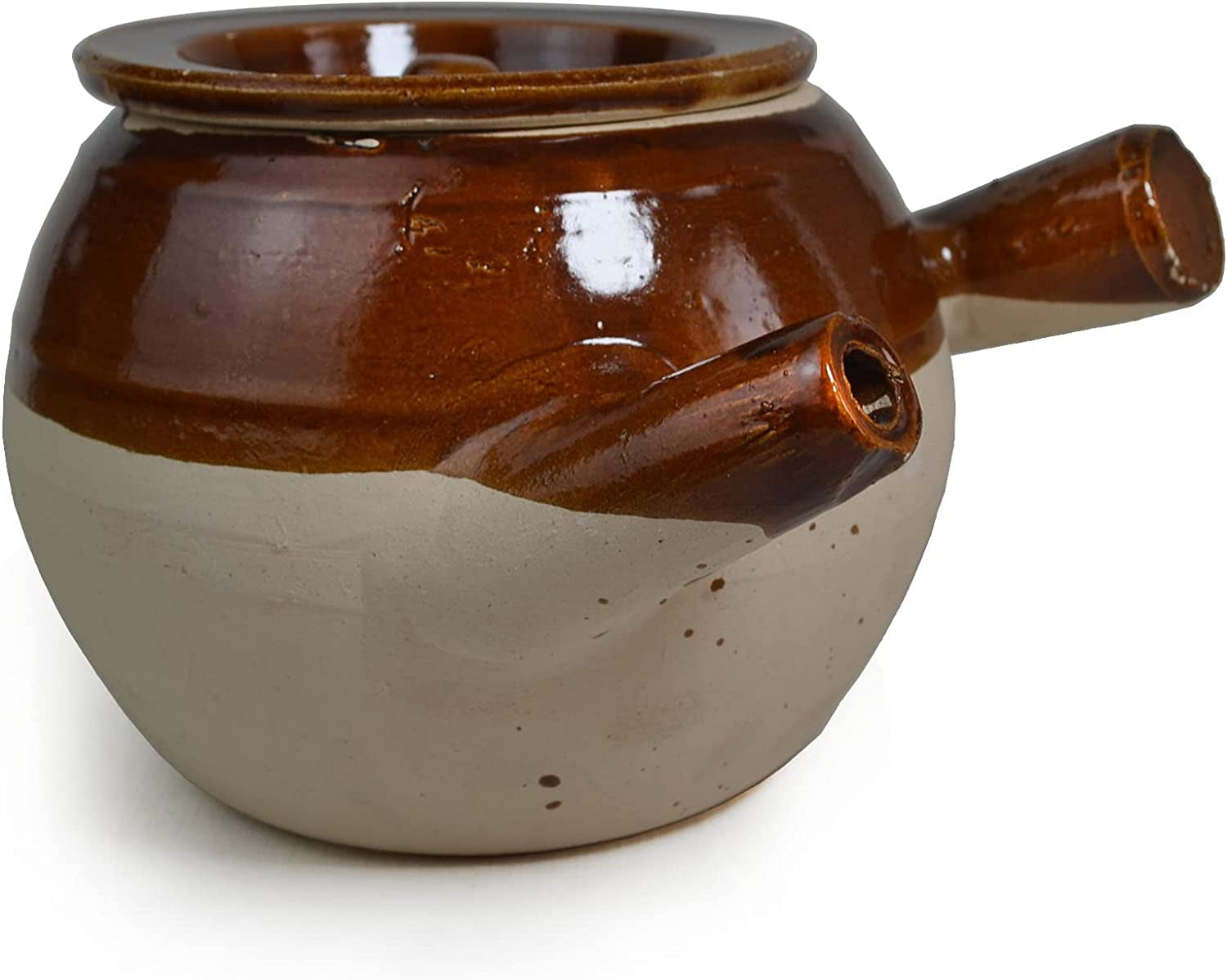 Casserole Clay Pot 60oz Heat-resistant Handmade Earthen Cooking Serving ...