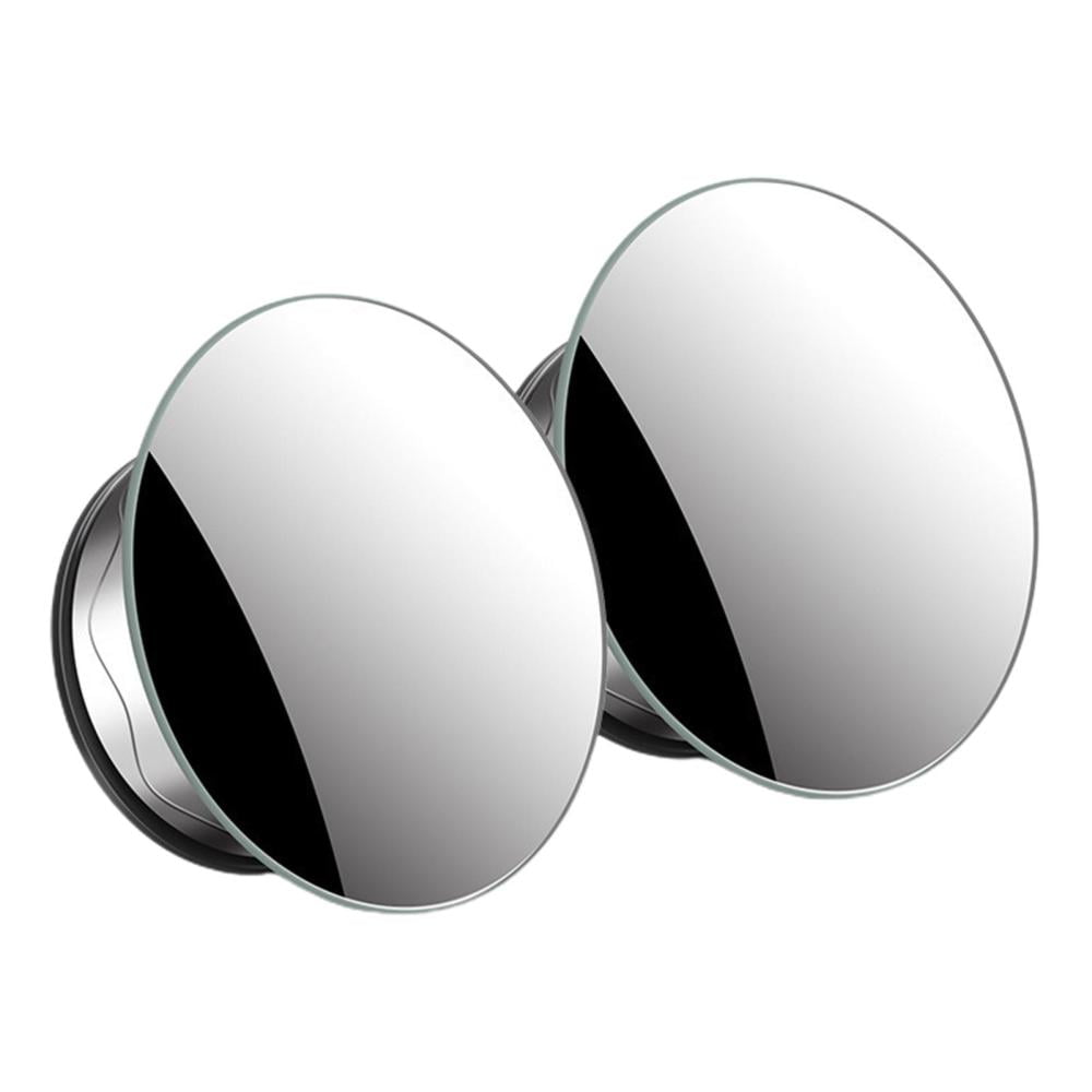 Blind Spot Car Mirror|Round HD Glass Frameless Convex Mirror with ...