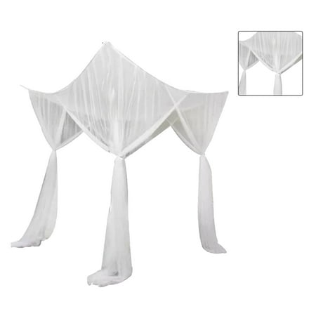Corner Canopy,Square Bed Canopy Polyester Elegant Bed Canopy Square Bed ...