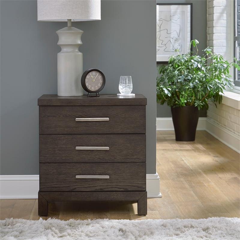 Modern Mix Nightstand w/ Charging Station - Walmart.com