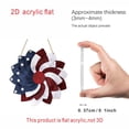 2D Flat Independence Day Wreath – Fabric Wall Hanging Door Decoration ...