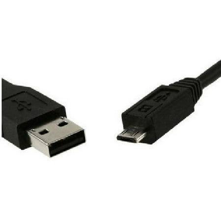 6 ft. USB 2.0 - Type A to Micro USB Type B Cable - Micro 5-pin - Black ...
